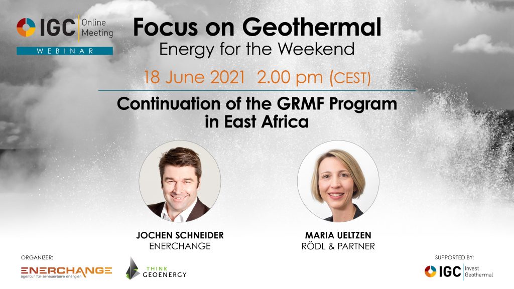 Web Semineri – Doğu Afrika için GRMF Programının Devamı, 18 Haziran 2021